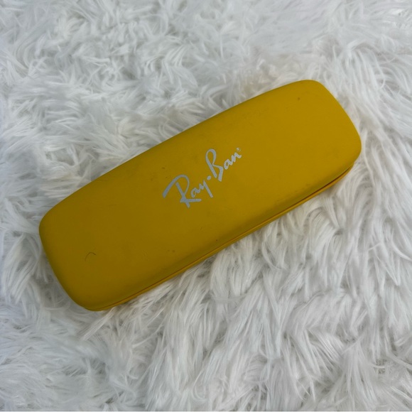 Ray-Ban | Accessories | Rayban Yellow Red Velvet Sunglass Glasses Case ...